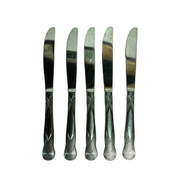 Kitchen | Retroneu Octave Lot Of 5 Stainless Steel 188 Flatware 9 ...